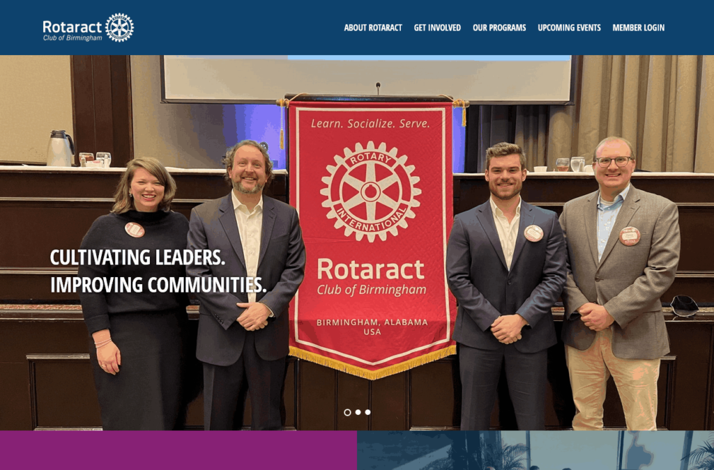 Rotaract Club of Birmingham Website w/ Membership Management - Tyler Deaton
